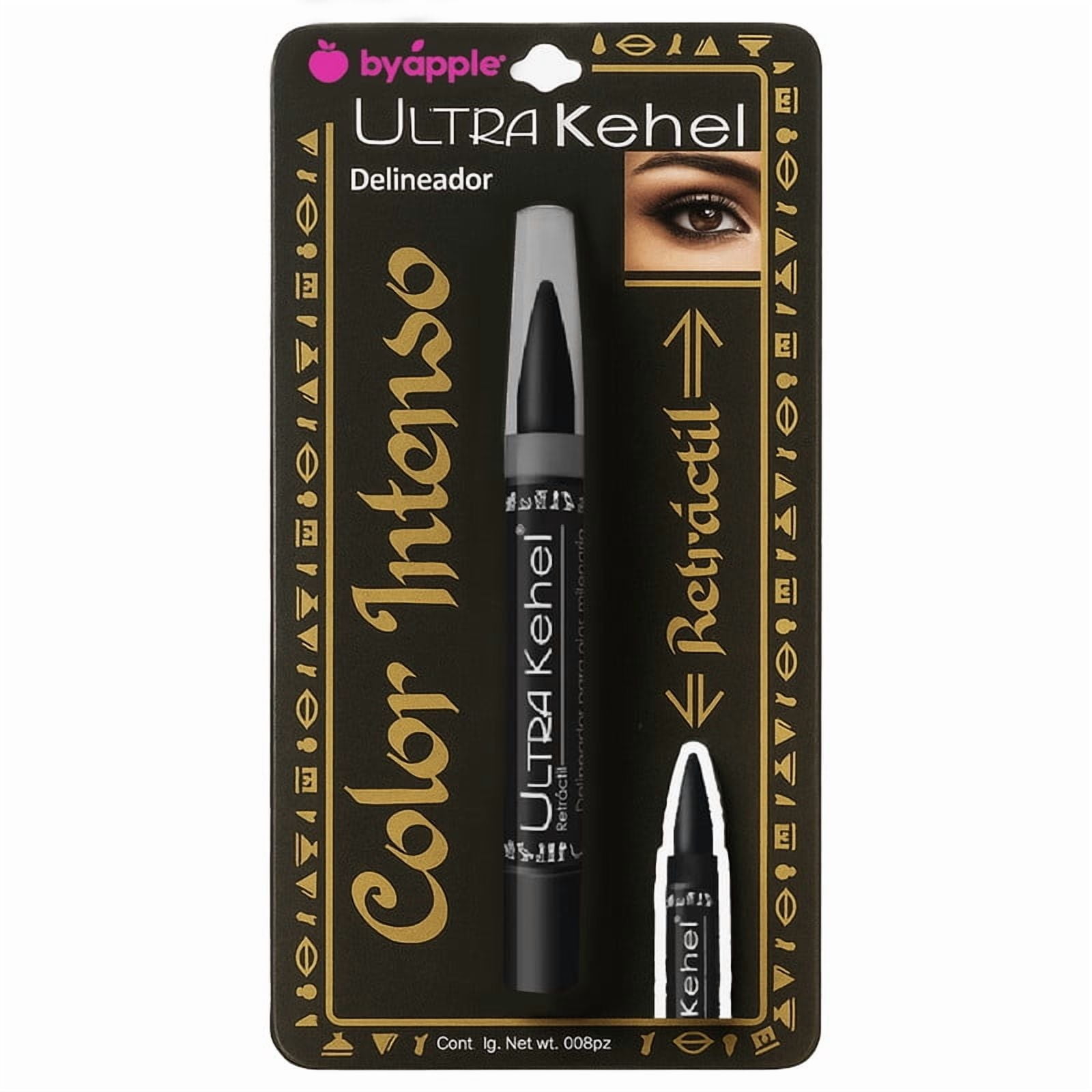Delineador Retráctil By Apple Cosmetics Ultra Kehel fórmula extra ...