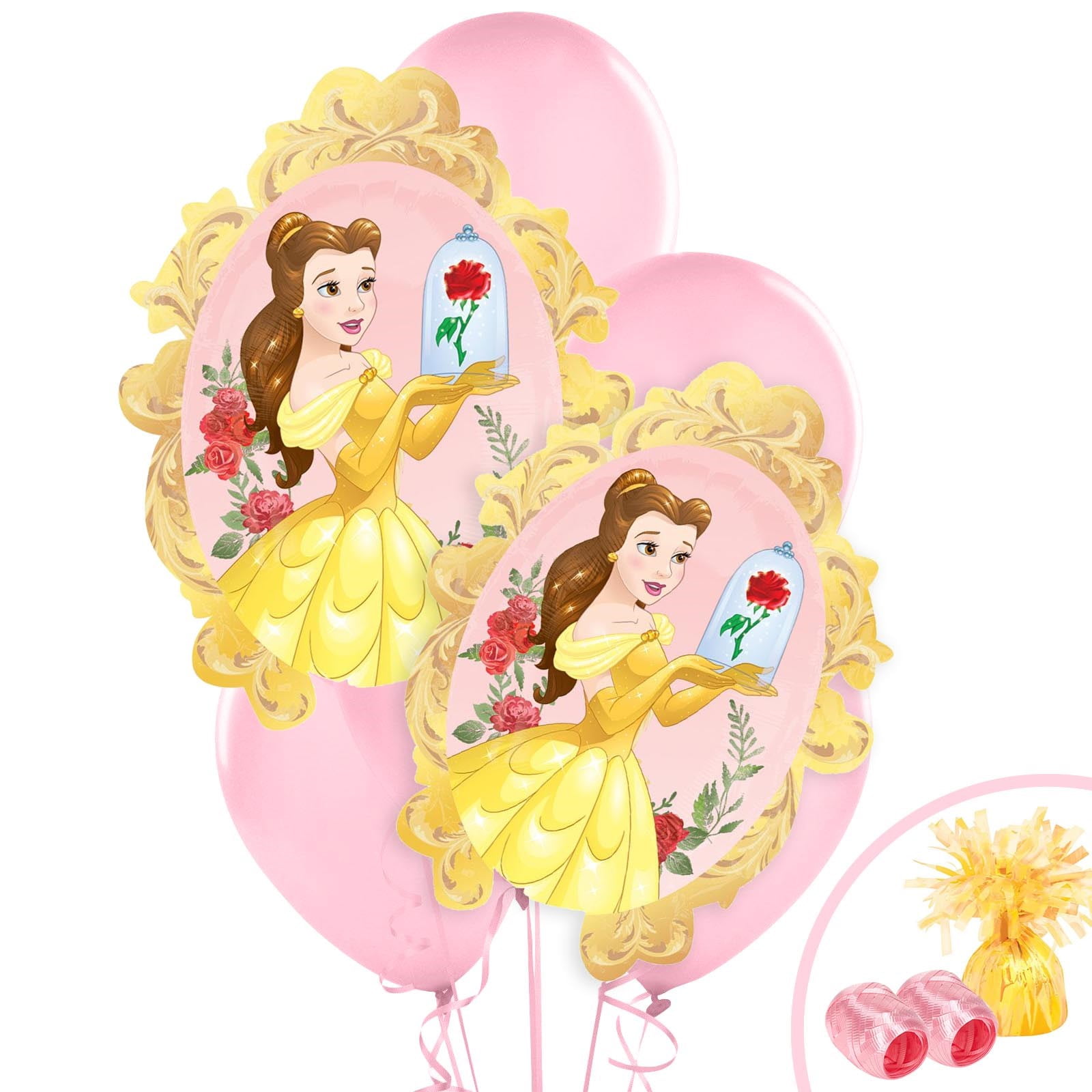 Beauty and the Beast Jumbo Balloon Bouquet - Walmart.com