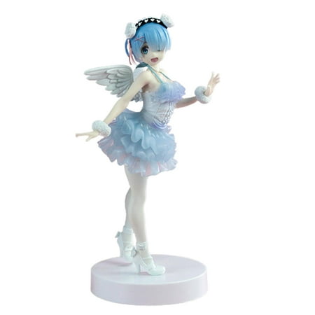 Model Toy Good Craftsmanship Simulated Pvc Miniature Anime Angel Rem ...