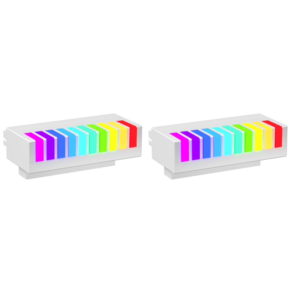 Conector Placa Base Alimentación ARGB 10 LED para Fuente Alimentación ...