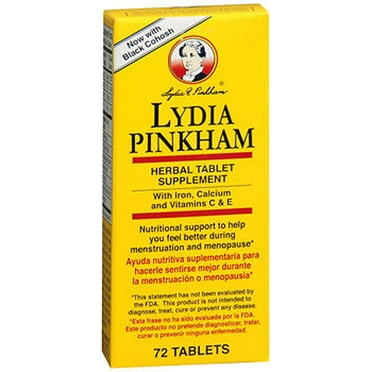 Lydia Pinkham Herbal Supplement Tablets, 150 Ct for Menstruation ...
