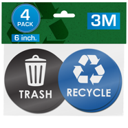 5in x 5in Recycle Sticker - Walmart.com