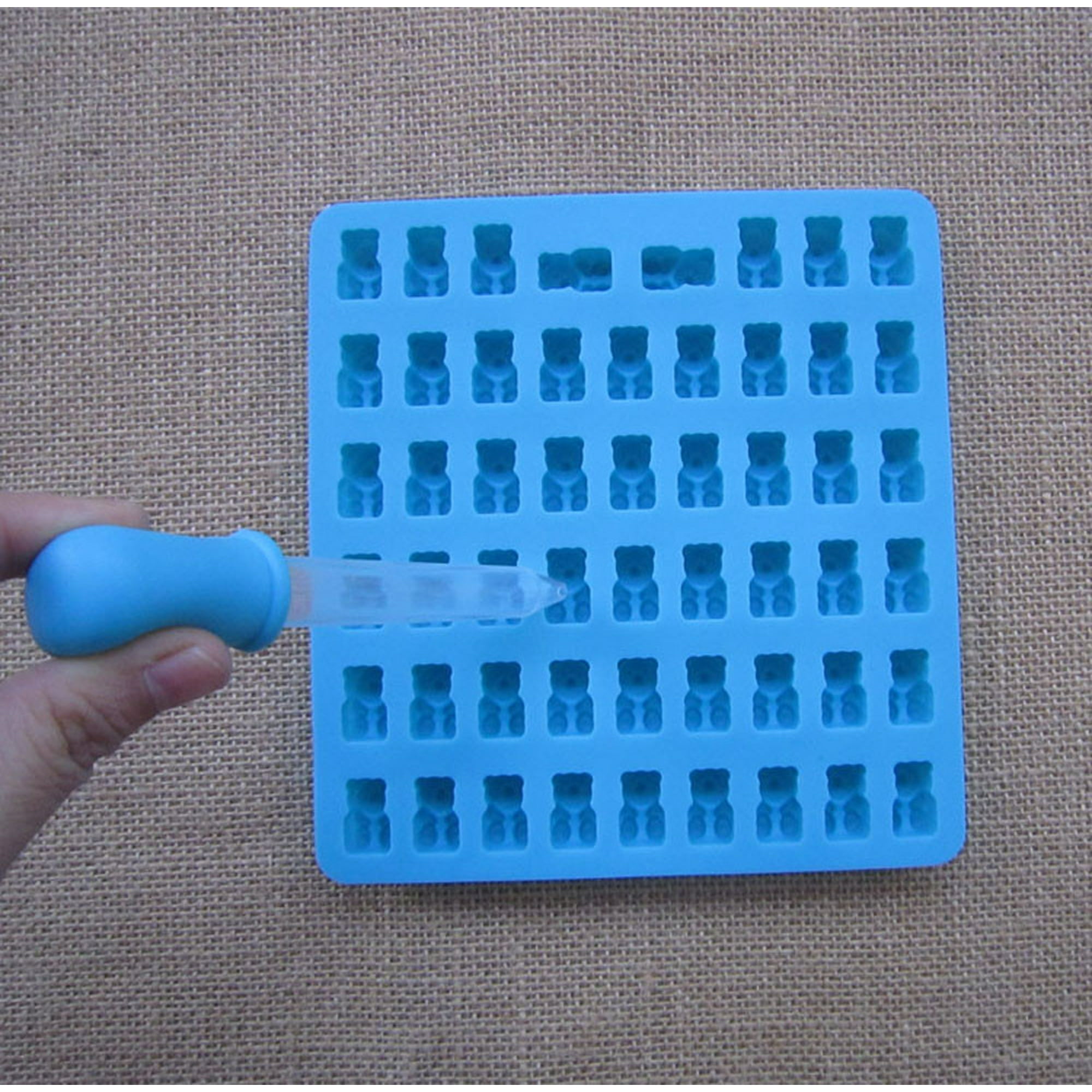 Click here for Fankiway 53 Cavity Silicone Gummy Bear Chocolate M... prices