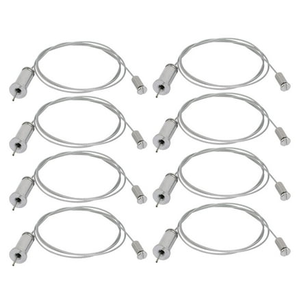 8pcs 80cm Lighting Suspension Cable Hanging Chain Cylinder Attachment ...