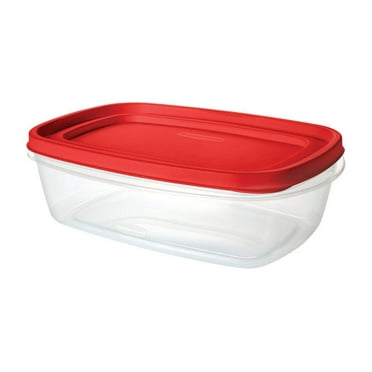 Rubbermaid Easy Find Lid 2.5 Gallon Rectangle Food Storage Container ...
