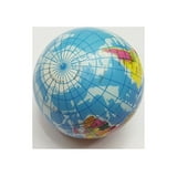 Mini Planet Earth Soft Foam Stress Balls (24 Balls Per Box) - Walmart.com