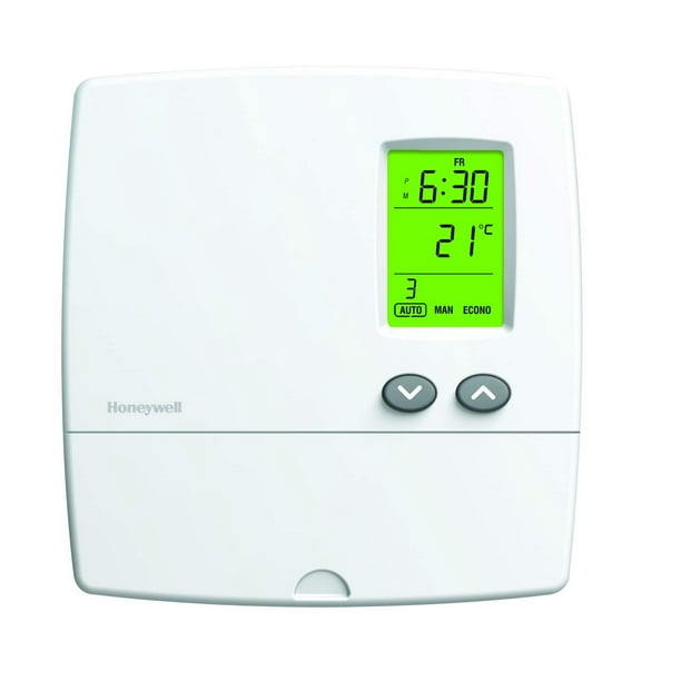 Termostato calefactor eléctrico programable de placa base Honeywell ...
