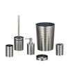 Bath Accessory Set Soho Silver - Walmart.com