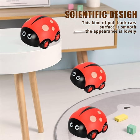 Two-way Inertial Pulls Back Cars Insect Design Friction Powered Cars ...