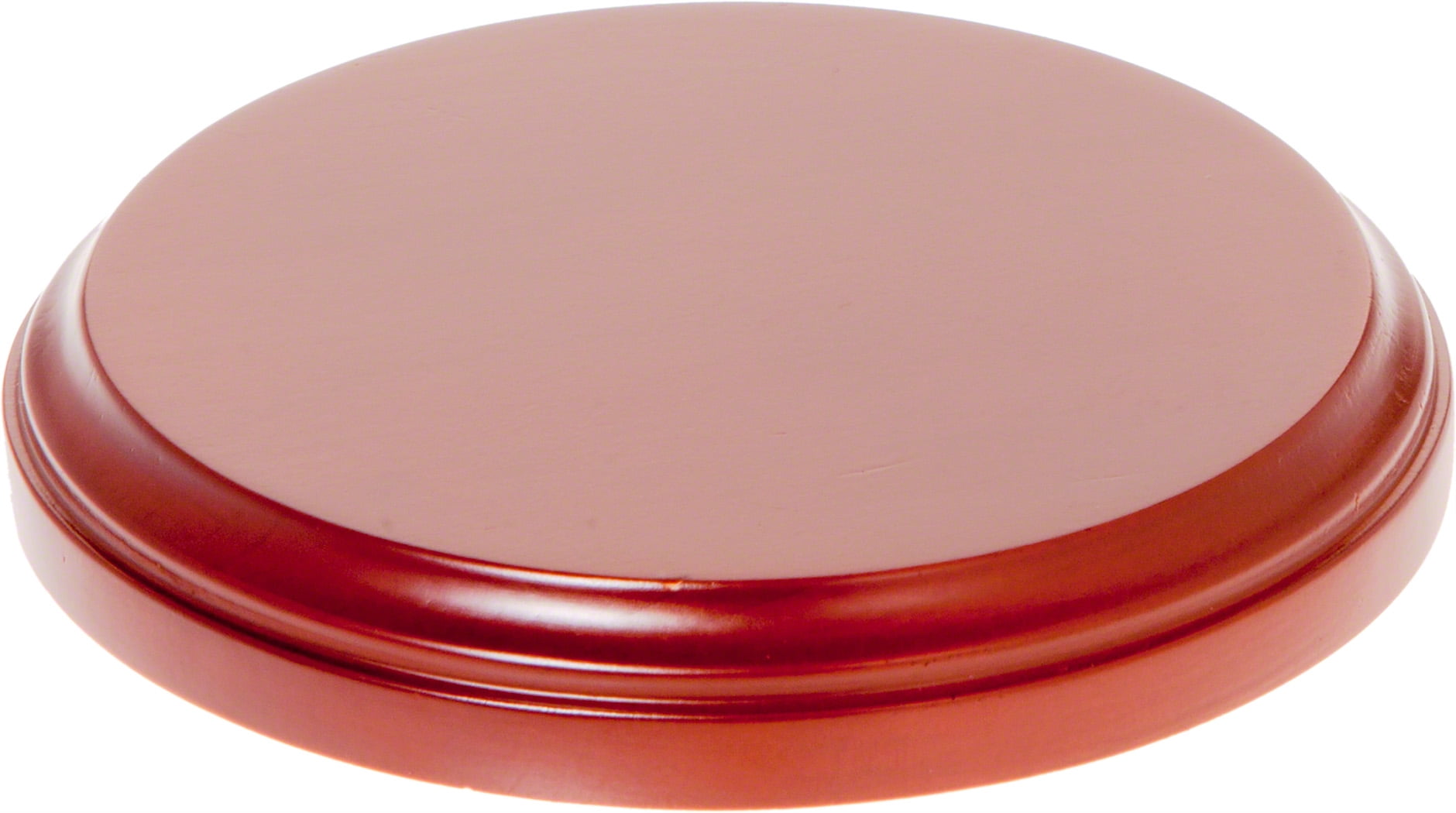 Plymor Fruitwood Round Wood Display Base, 4.5625" W x 4.5625" D x 0.625 ...