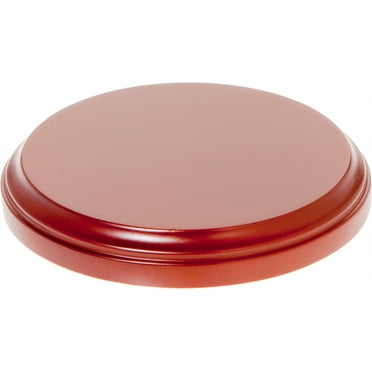 Plymor Clear Acrylic Beveled Round Display Base, 7" W x 7" D x 1" H ...