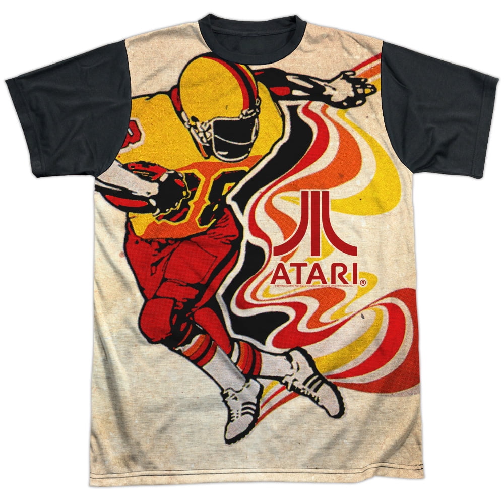 Atari Football Unisex Adult Halloween Costume Sublimated T Shirt ...
