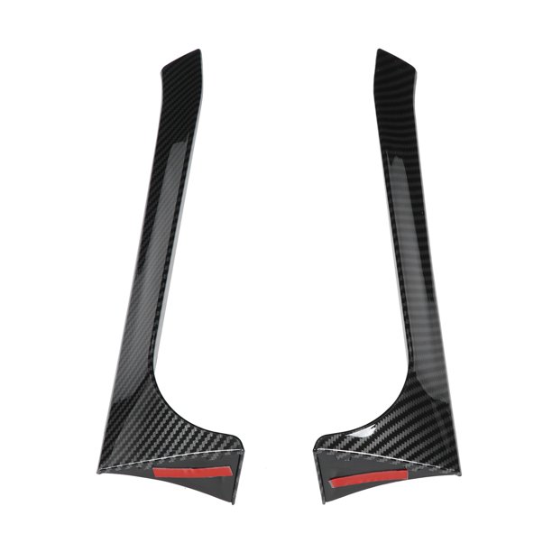 LAFGUR 2pcs Rear Window Side Spoiler Canard Wing Carbon Fiber Style Car ...