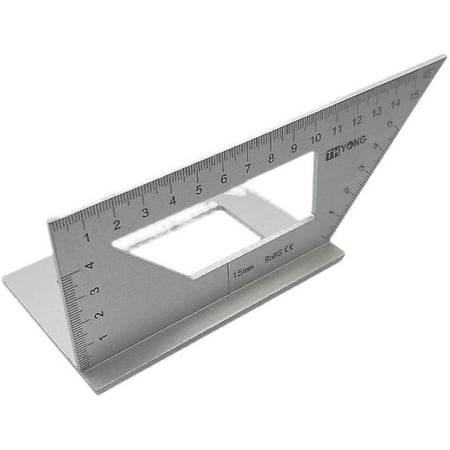 Junmo Triangle Square Angle Ruler Protractor Alloy Measuring Tool ...