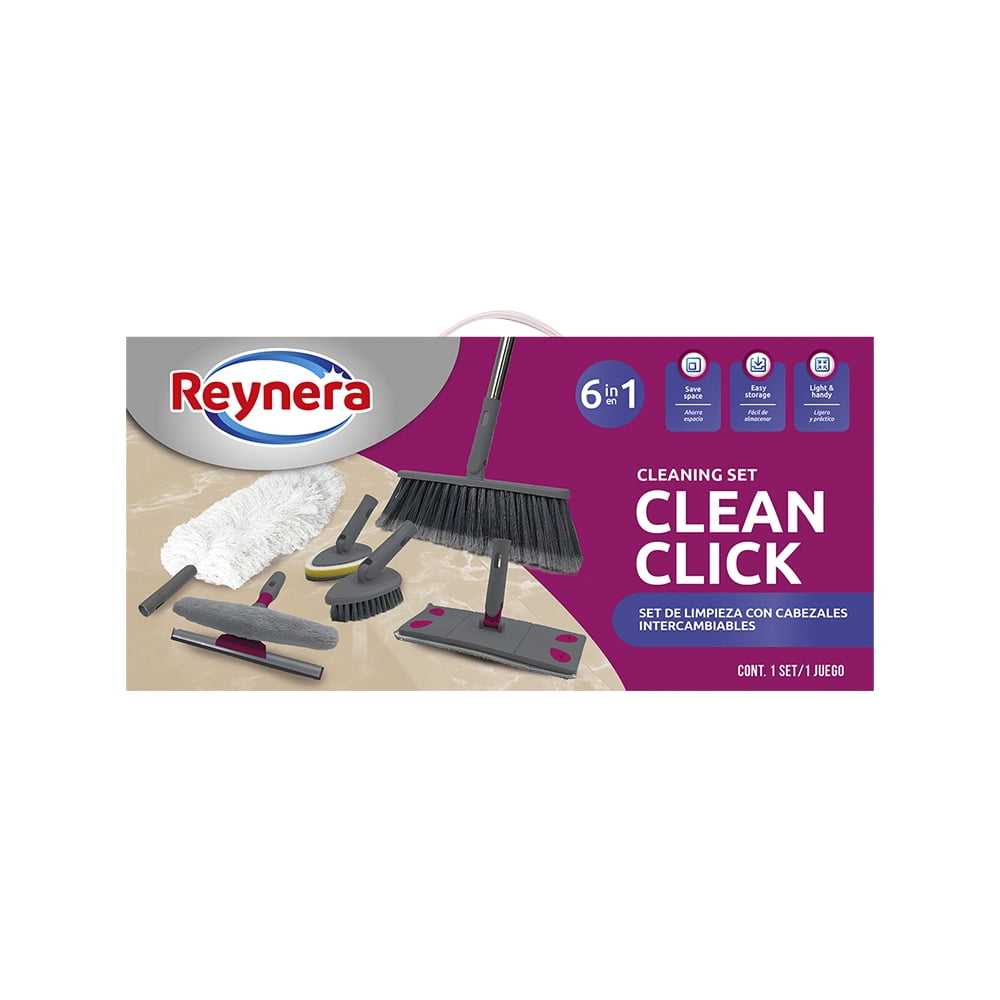 Reynera Clean Click Set De 6 Piezas de Limpieza Cabezas Intercambiables ...