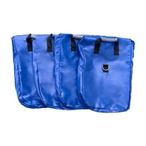 HullaBalloo Vinyl Sand Bags, 50lb Capacity, Anchor Safety for Bounce ...