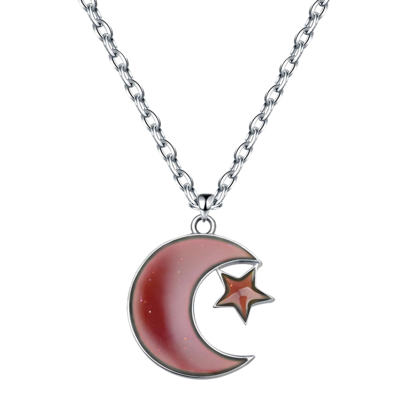Click here for Bunblic Mood Necklace Mood Color Changing Pendant... prices
