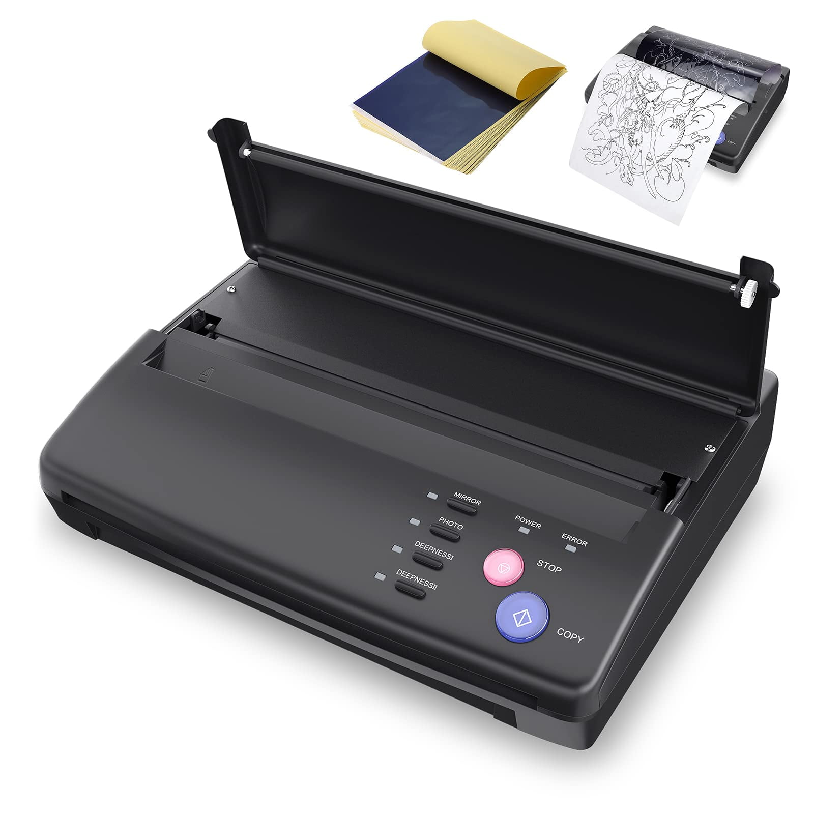 TATELF Tattoo Stencil Machine Thermal Copier Tattoo Stencil Printer ...