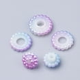 1Bag Imitation Pearl Acrylic Beads Berry Beads Combined Beads Rainbow ...