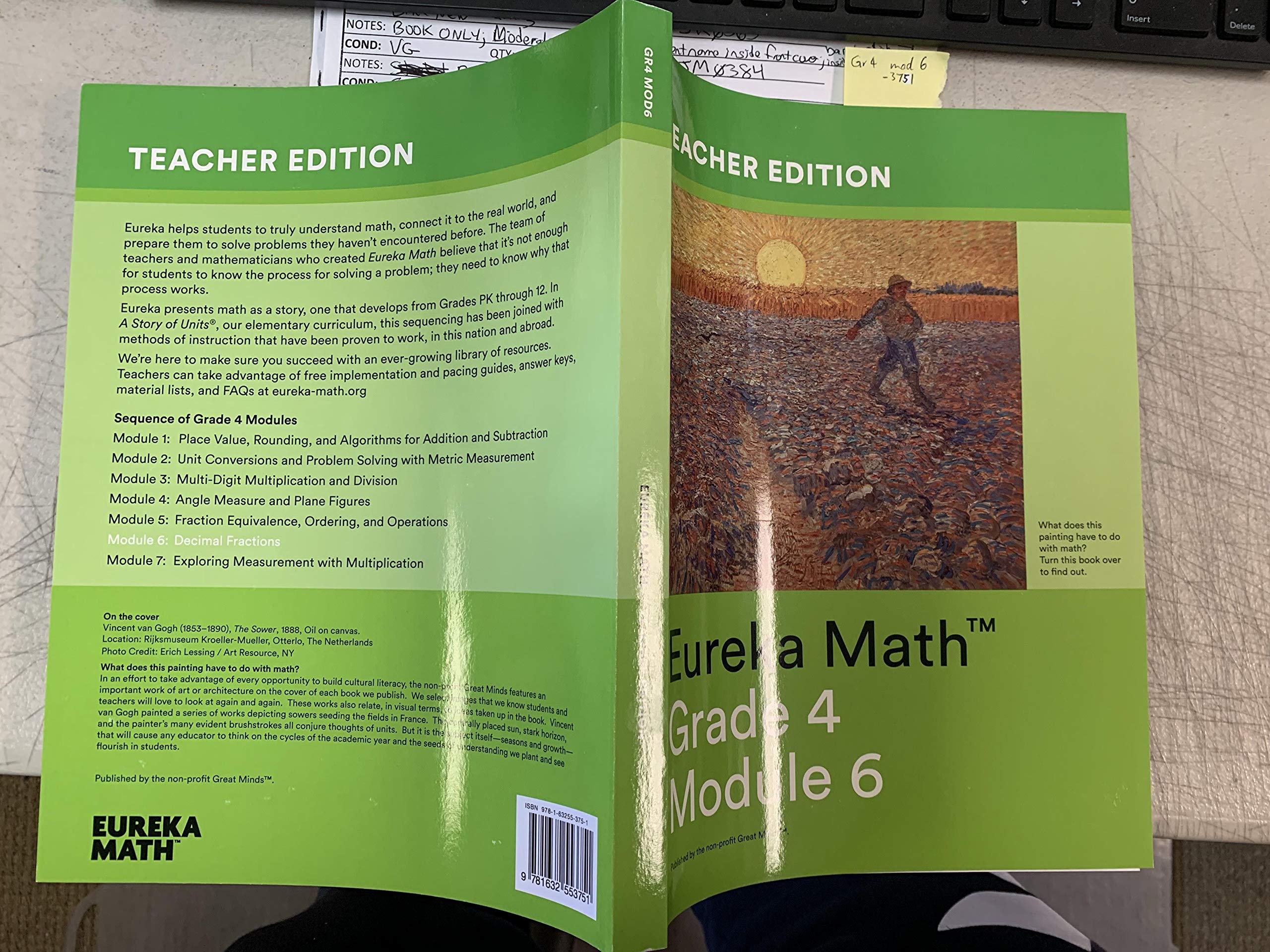 Pre-Owned Eureka Math Grade 4 Module 6 Teacher Edition, Decimal ...