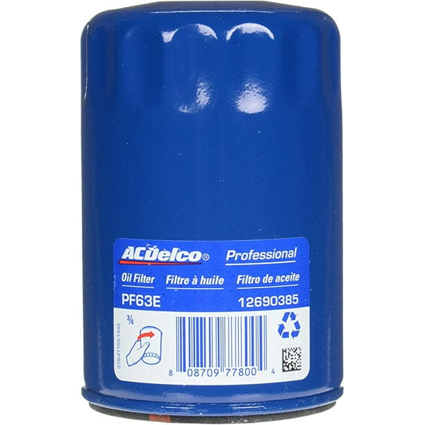 ACDelco Professional Engine Oil Filter PF63E - Walmart.com - Walmart.com