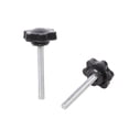6Pcs 5mm Plastic Hexagonal Head Screws Knurled Hand Tighten Adjusting ...