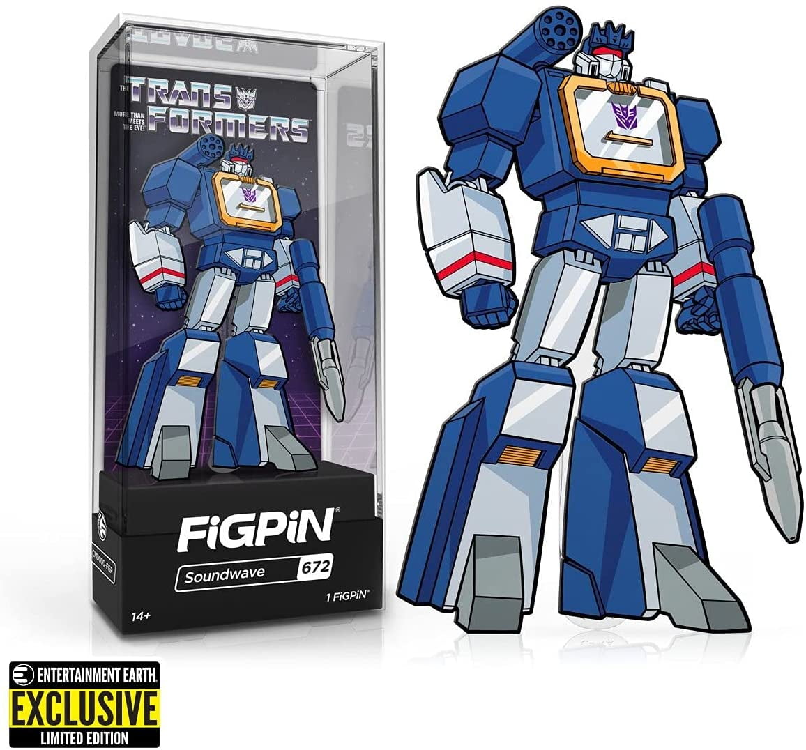 Transformers G1 Soundwave FiGPiN Classic Enamel Pin - Entertainment ...