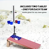 Outdoor Family Cornhole Scoreboard Game with Drink Holder - 2 Sets ...