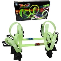 DIY Glow Light Up Tracks - Glow In the Dark Light Up Race Tracks ...