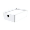 (2 pack) Mainstays Small Lidded Storage Container, White - Walmart.com