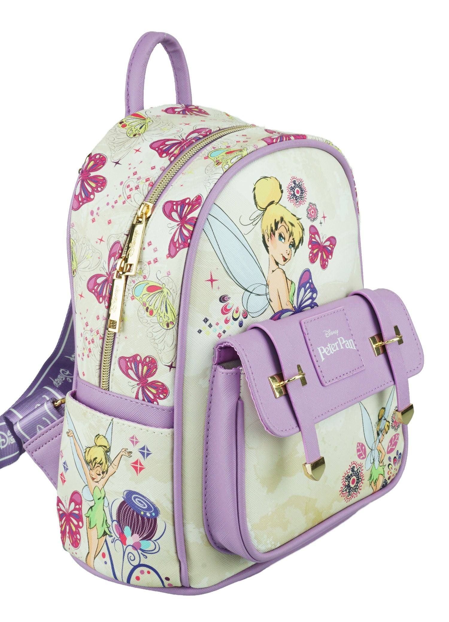 Disney Peter Pan Tinker Bell Wondapop 11" Vegan Leather Mini Backpack ...