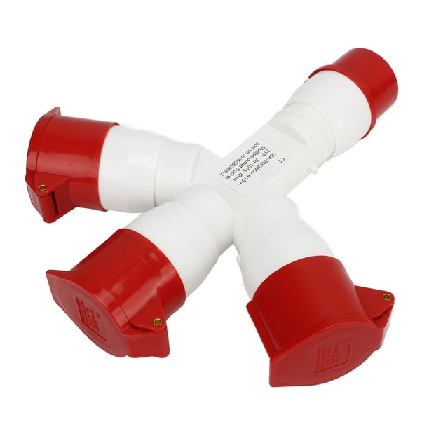 Aviation Connector, 16A 5 Pin Industrial Power Plug Multiple Socket 3 ...