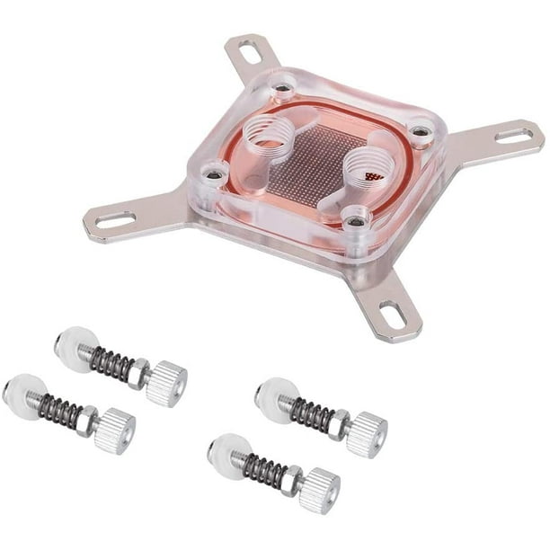 Universal CPU Water Cooling Block Computer Heat Sink Water Cooling Head ...