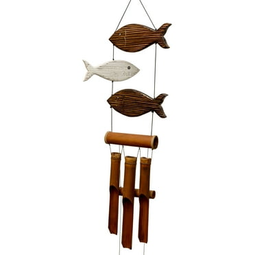 Cohasset Gifts & Garden Phoenix II Bobbing Head Bamboo Wind Chime ...