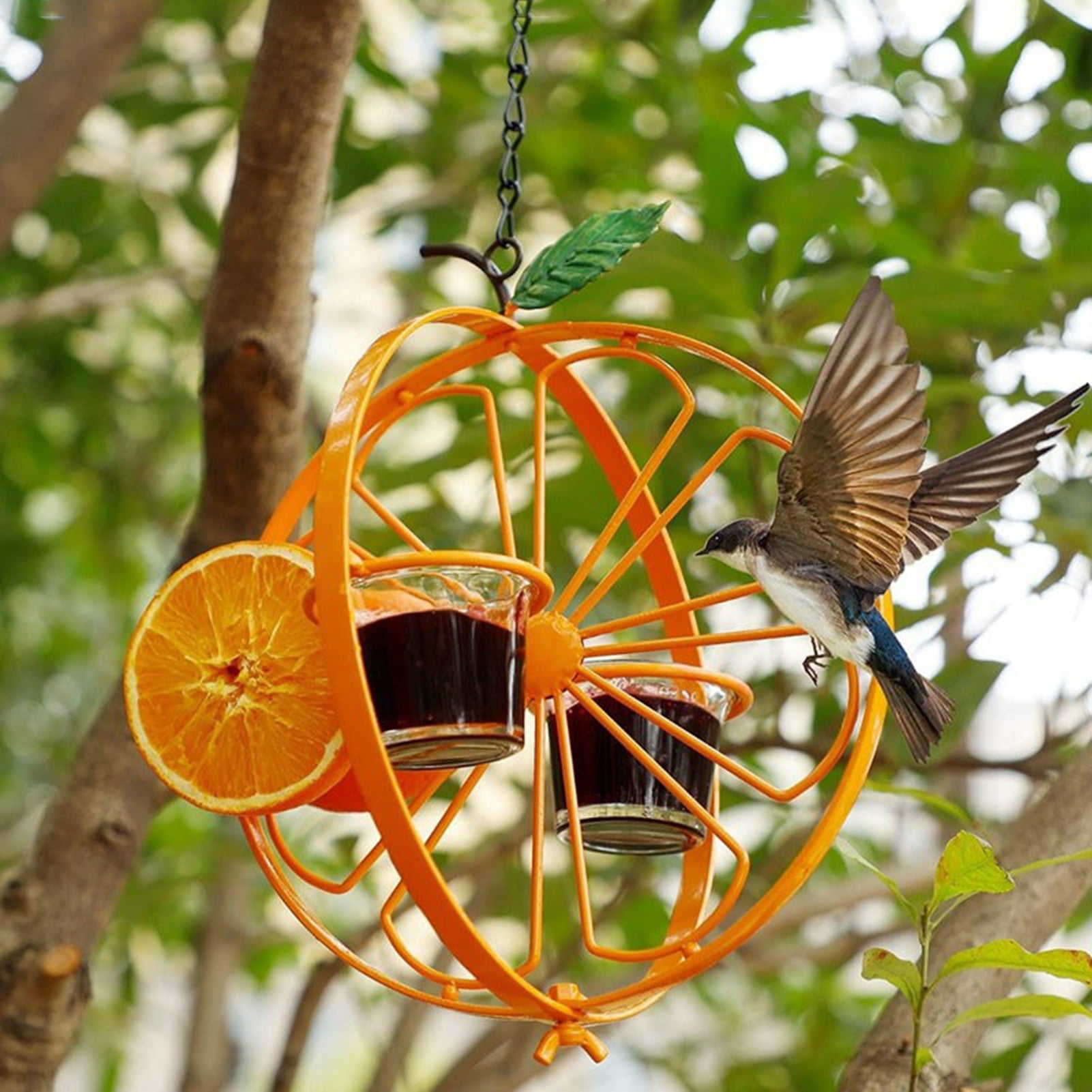 Washranp Bird Feeder,Large Capacity Dual Ring Design Hummingbird ...