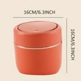 Desktop Can With Cover Home Desk Mini Paper Living Room Bedroom With ... Desktop Can With Cover Home Desk Mini Paper Living Room Bedroom With ...