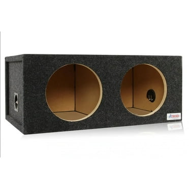 Bass Rockers BR Single 12" Shallow Subwoofer Box Low Sealed Slim ...