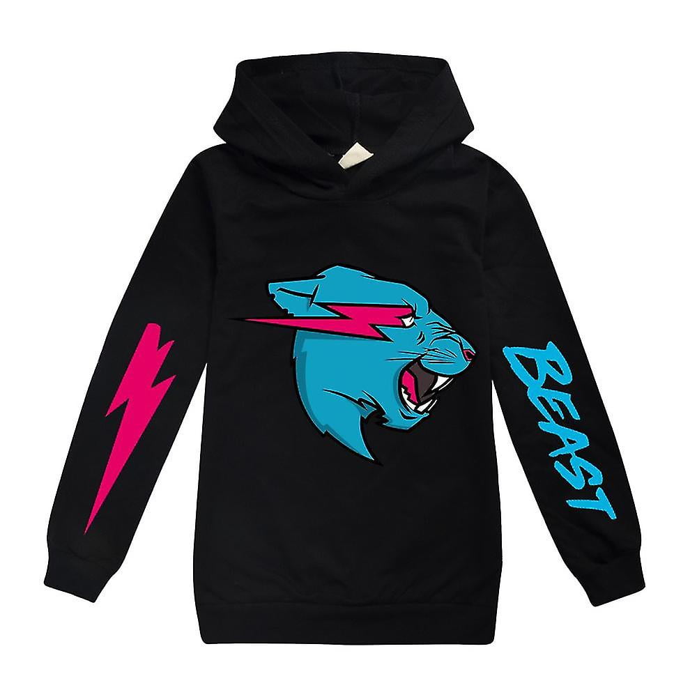 Click here for Dengle 9-14 Years Kid Mr Beast Lightning Cat Hoodi... prices