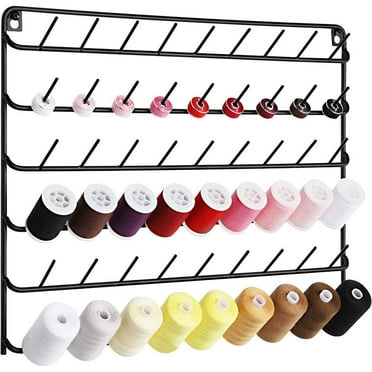 Threadart 60 Spool Cone Wood Thread Rack | Made of Hardwood, Sturdy ...