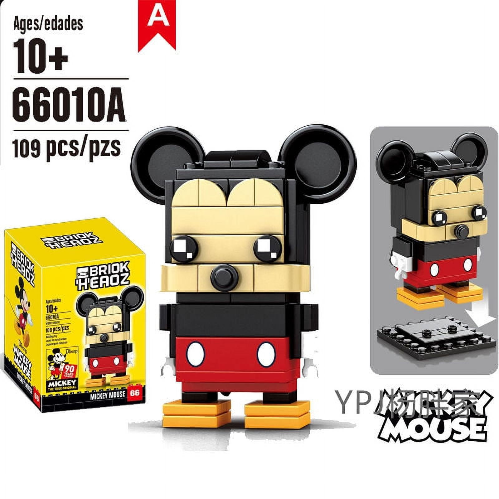 Disney-figuras de acción de Mickey Mouse y Minnie, bloques de ...