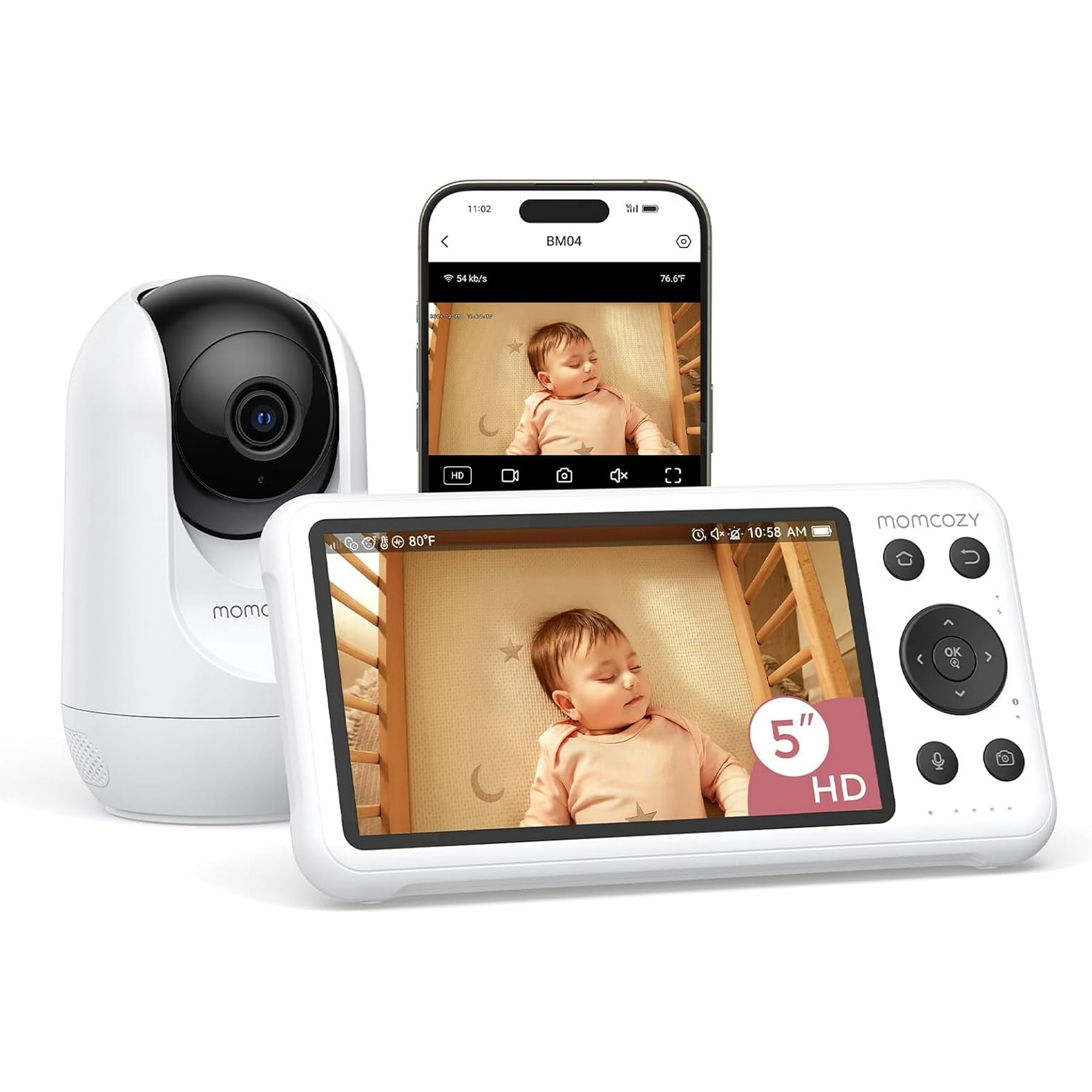 Click here for Momcozy Smart Wifi Baby Monitor With Camera And Au... prices