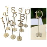 BLESIYA Table Numbers Decor Table Number Holders for Wedding Reception ...