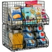 X-cosrack 2-Tier Stackable Can Rack Organizer, Food Storage Shelf for ...
