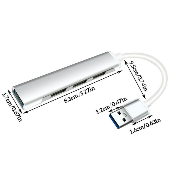 USB Splitter Computer Laptop Dock Converter Alloy 1-drag-4 Computer ...