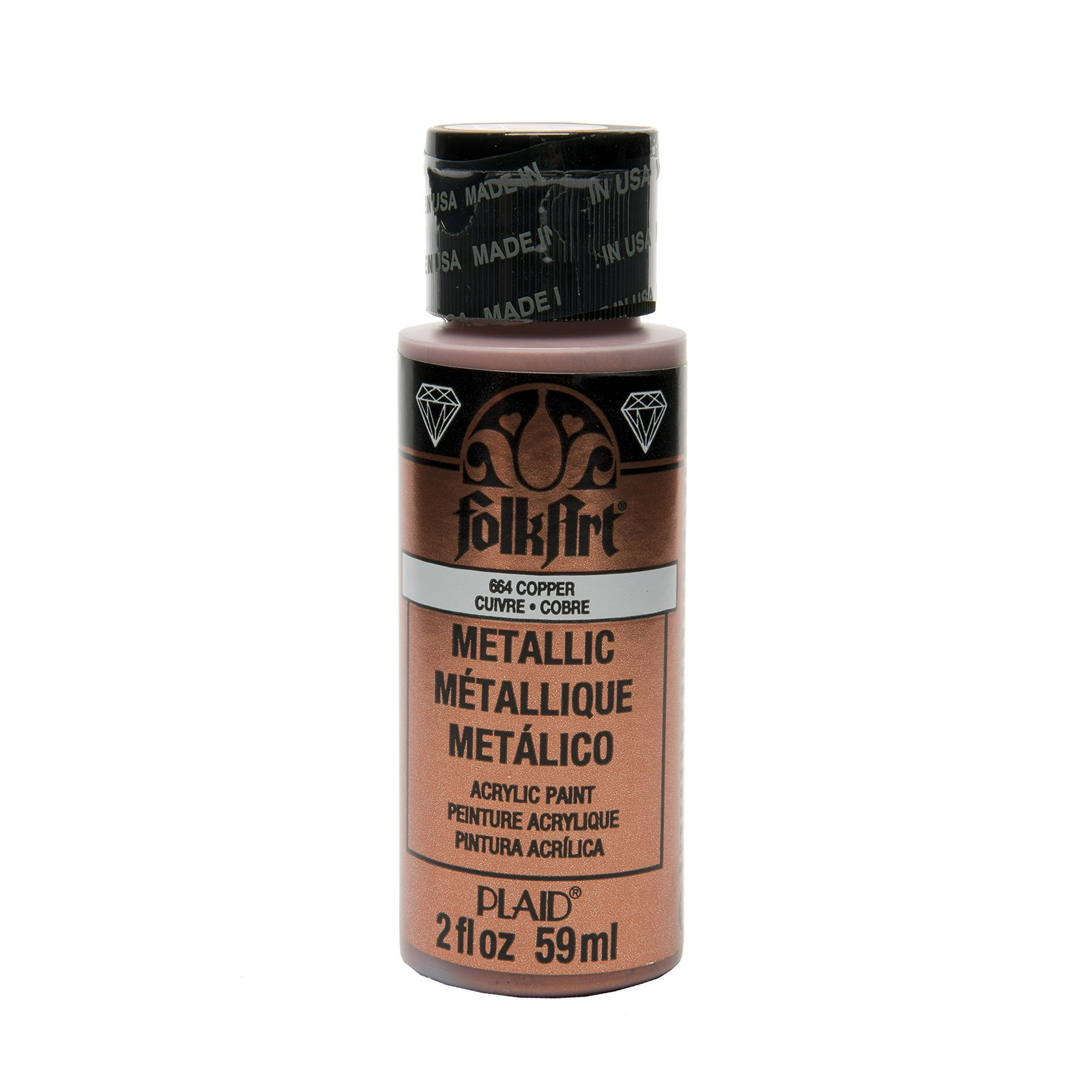 Click here for Folkart Metallic Acrylic Paint  Copper  2 Fl Oz 2... prices