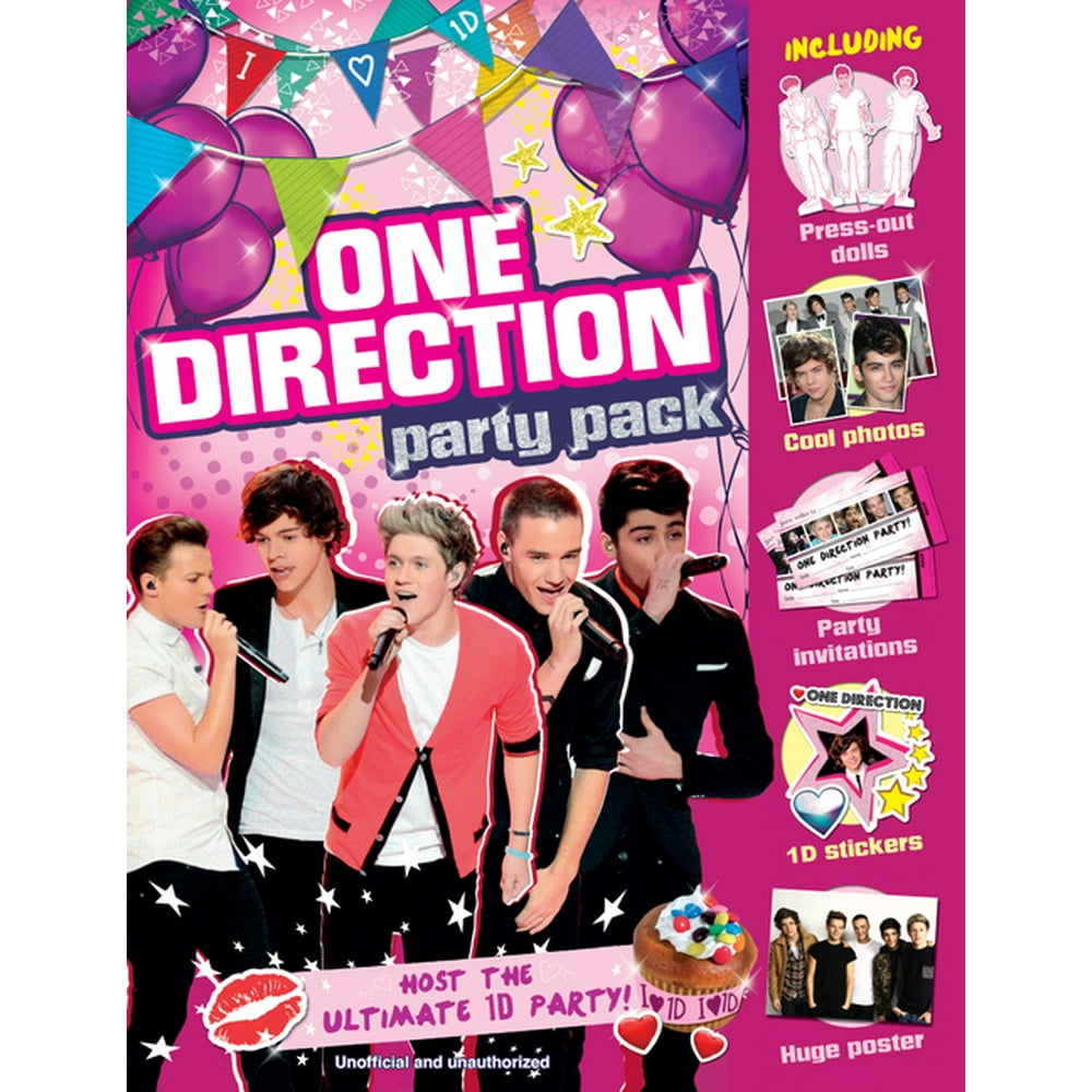 One Direction Party Pack : Host the Ultimate 1d Party! - Walmart.com ...