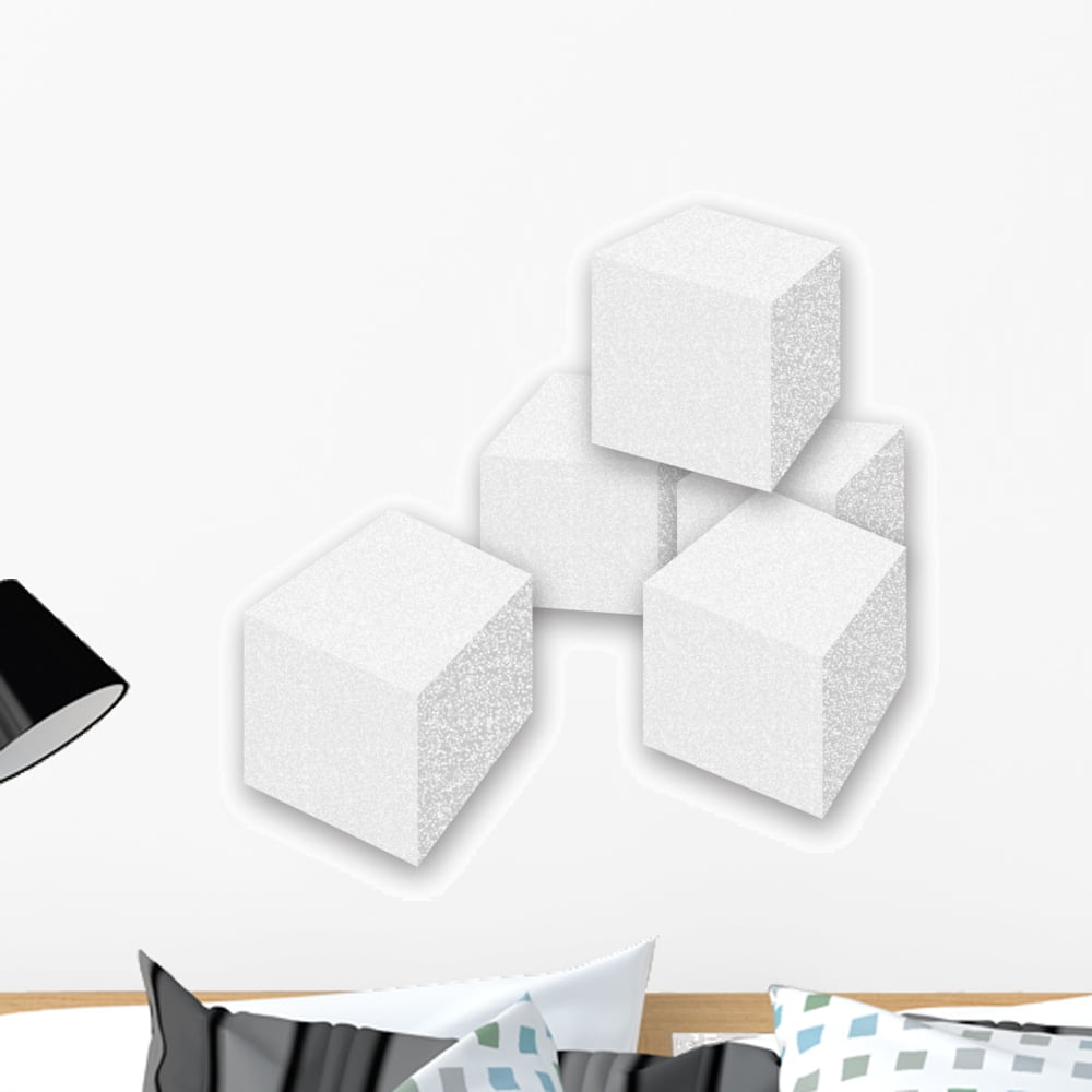 Sugar Cubes Wall Mural Decal by Wallmonkeys Vinyl Peel and Stick ...