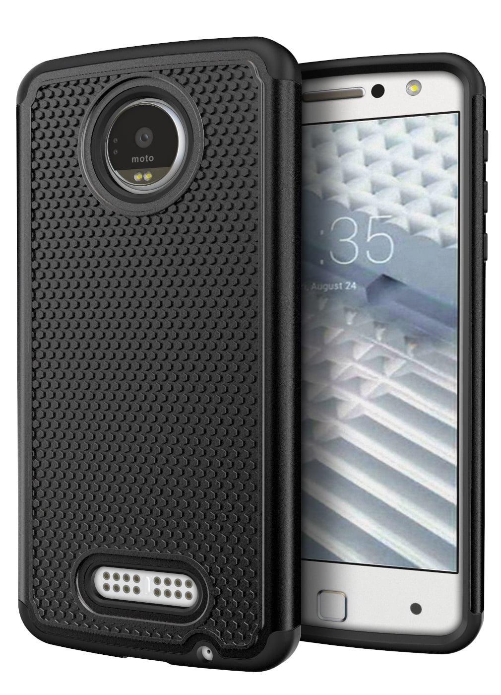 Moto Z Force Droid Case, Cimo [Shockproof] Heavy Duty Shock Absorbing ...