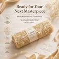1 Roll Gold Lace Trim for Sewing, 5.3in x 3 Yards Sequined Gold Lace ...