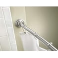 Delta 42205-SS 1x5 ft Shower Rod with Brackets 6 inch Bow, Brushed ...